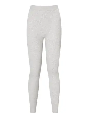 SKIMS Cotton Rib Legging - Light Heather Grey