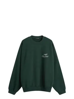 COLE BUXTON International Crew Sweatshirt - Forest Green