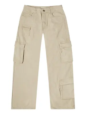 ADANOLA Pocket Detail Cargo Pant - Stone