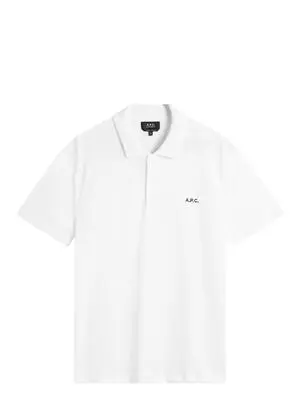 A.p.c. Carter Logo Polo Shirt - White