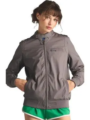 MEMBERS ONLY Classic Iconic Racer Jacket - Grey