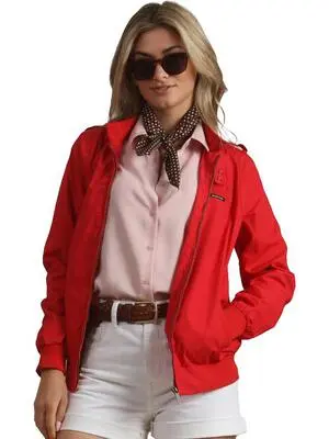 MEMBERS ONLY Classic Iconic Racer Jacket - Red