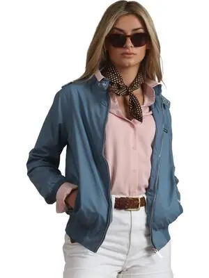 MEMBERS ONLY Classic Iconic Racer Jacket - Slate