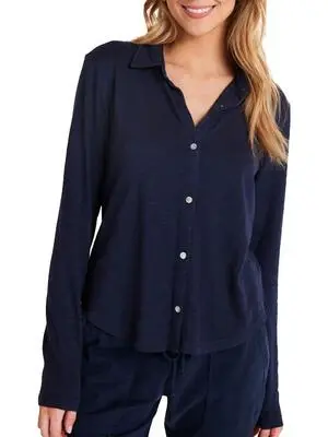 Bella Dahl Cotton Knit Button-up Shirt - Endless Se