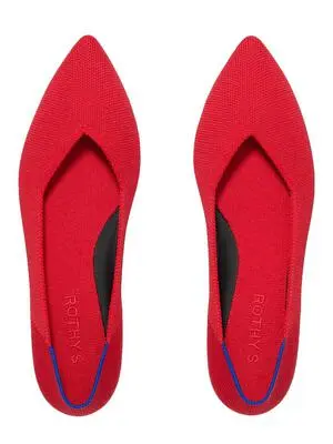 Rothy's The Point Ii Flats - Lollipop Red