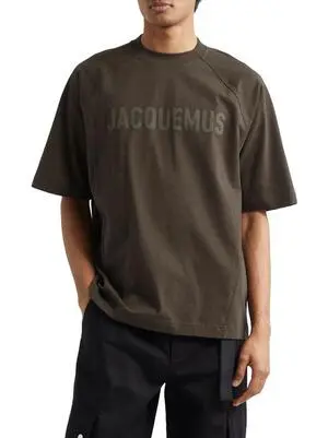 Jacquemus Le Typo Cotton Logo Graphic T-shirt - Multi-brown