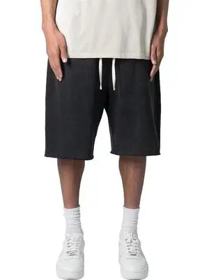 Mnml Ultra Baggy Sweat Short - Washed Black