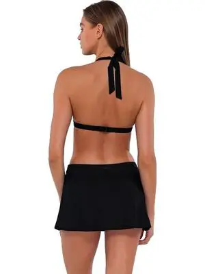 SUNSETS Sporty Swim Skirt Bottom - Black