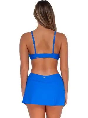 SUNSETS Sporty Swim Skirt Bottom - Electric Blue