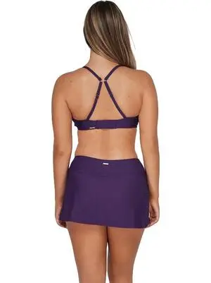 SUNSETS Sporty Swim Skirt Bottom - Paradise Plum