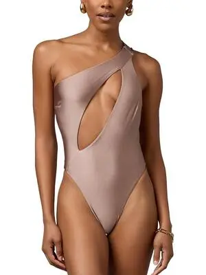 MBM SWIM Serenity One-piece Swimsuit - Taupe
