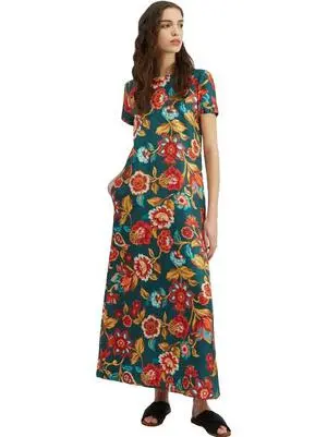 La DoubleJ Swing Maxi Dress - Hottie Emerald