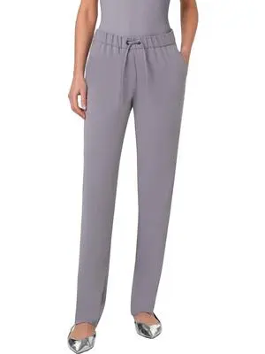 AKRIS Akris Punto Mike Split Hem Crepe Pants