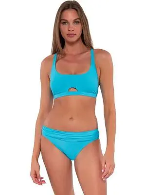 SUNSETS Sunsets Brandi Bralette Bikini Top Blue Bliss