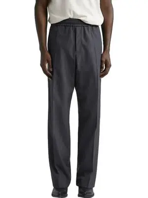 GOLDEN GOOSE Lenny Wool Pants - Antracite/melange