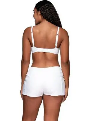 SUNSETS Sunsets Laguna Swim Short Bottom White Lily