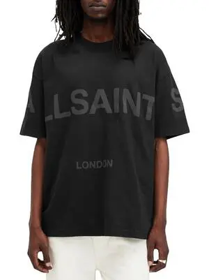 ALLSAINTS Biggy Logo Graphic T-shirt - Jet Black