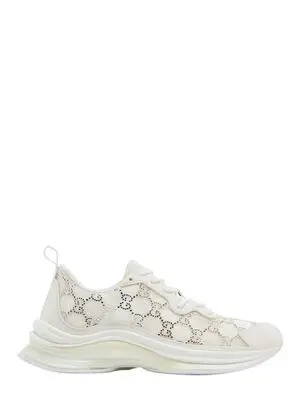 Gucci Gg Crystal Run Sneakers - White