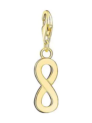 THOMAS SABO Infinity Charm - Gold-plated Silver