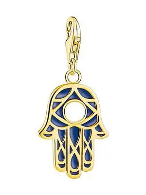 THOMAS SABO Hand Of Fatima Charm - Gold-plated Silver
