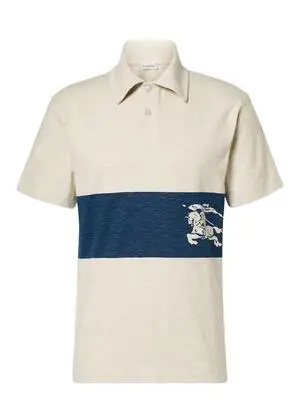 Burberry Ekd Cotton Polo Shirt - Beige