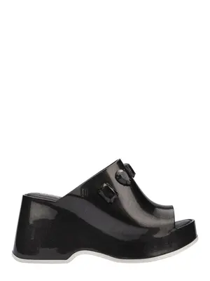 Melissa X Undercover Patty Stones Mules - Black