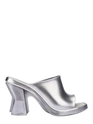Marc Jacobs X Melissa 90mm Mules - Silver