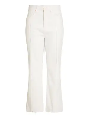 Derek Lam 10 Crosby High-rise Bootcut Jeans - Ivory