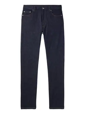 Zegna Slim-fit Stretch Jeans - Blue