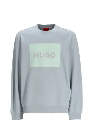 HUGO Logo-print Cotton Sweatshirt