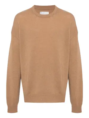 JIL SANDER Cashmere Crew-neck Jumper - Brown