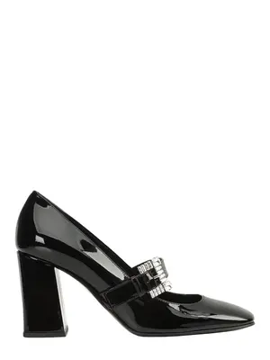 SERGIO ROSSI Sr Twenty Buckle Pumps - Black