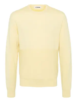 JIL SANDER Cashmere Crew-neck Jumper - Yellow