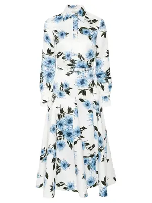 EMILIA WICKSTEAD Tomasina Midi Dress - White