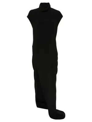 Rick Owens Edfu T Asymmetric Maxi Dress - Black