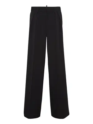 Dsquared2 Tailored Wool Trousers - Black