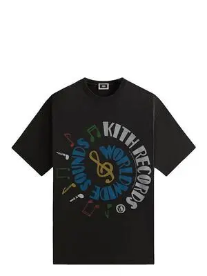 Kith Records Vintage Tee Shirt - Black