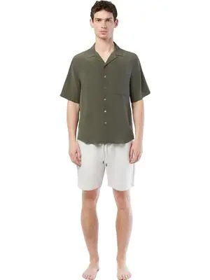 Onia Air Linen 6" Pull-on Short - Stone