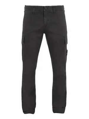 Stone Island Skinny Fit Cargo Pants - Black
