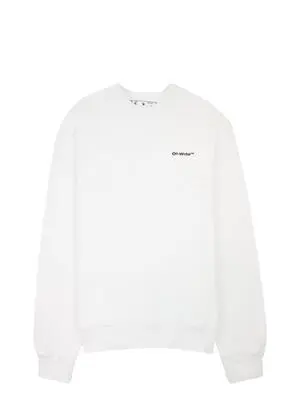 Off-White Wave Diag Sweatshirt - White