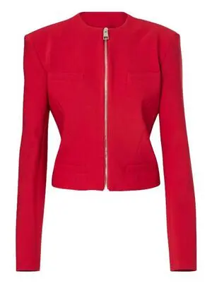 Attico Crêpe Jacket - Red