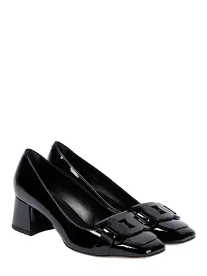 TOD'S Patent Leather Pumps - Black