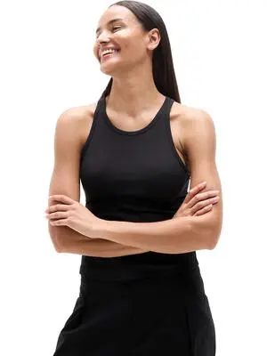 Athleta Signature Rib Tank - Black