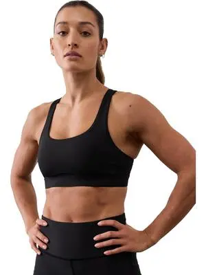 Athleta Interval Sports Bra A-c - Black