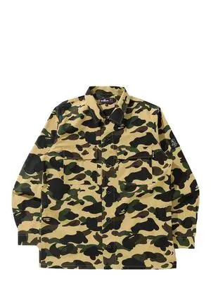 A BATHING APE 1st Camo Military Shirt - Yellow