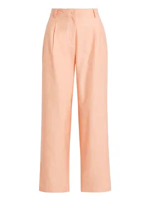 MAISON KITSUNÉ Maison Kitsuné Pleated Cotton-Twill Pants