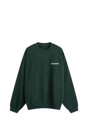 COLE BUXTON Sportswear Crew Sweat - Forest Green