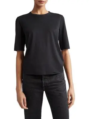 Partow Parker Modal & Cashmere T-shirt - Black