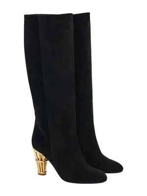 FERRAGAMO Cage Knee-high Boots - Black