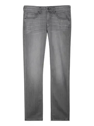 Paige Federal Straight-leg Jeans - Grey